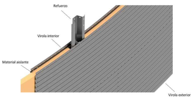 Insulation system in storage silos - Prado Silos